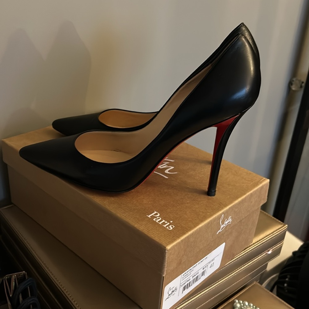Christian Louboutin Apostrophy Pump 100mm - Gem
